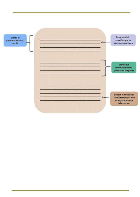 Solved Al Escribir Nuestra Cartilla De Recomendaciones Debemos Tener En Cuenta Lo Siguiente