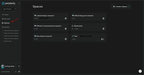 Perplexity Redefines Collections With Spaces And Model Setting