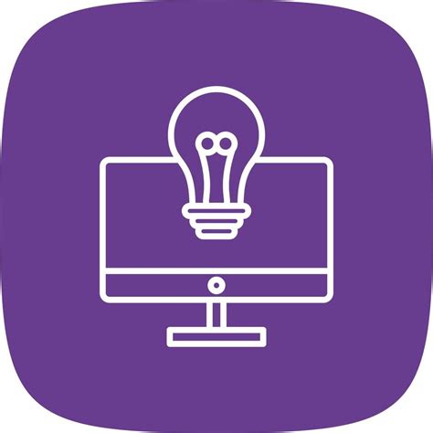 Monitor Line Round Corner 9805901 Vector Art At Vecteezy