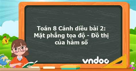 Toán 8 Cánh Diều Bài 2 Trang 60 61 62 63 64 Mặt Phẳng Tọa độ Đồ Thị Của Hàm Số