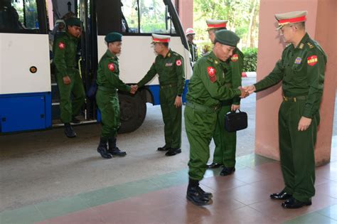 ချောင်းသာကမ်းခြေအပန်းဖြေခရီးသွားရောက်ခဲ့သည့် တပ်မတော်သားအရာရှိ၊ စစ်သည်များ ရန်ကုန်မြို့သို့ပြန