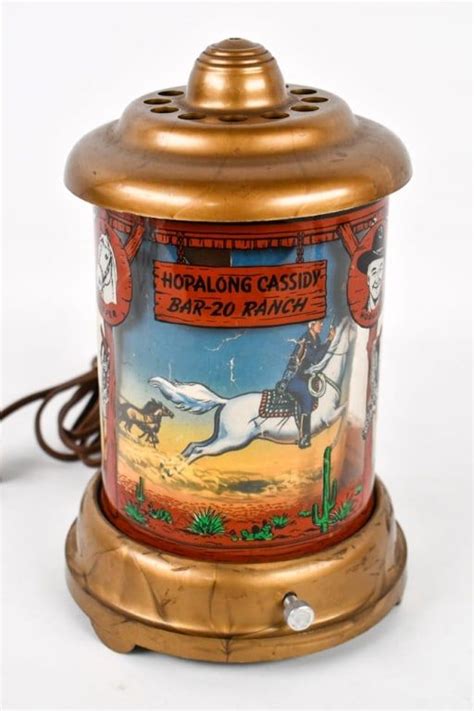 Vintage Hopalong Cassidy Bar 20 Ranch Motion Light Auction