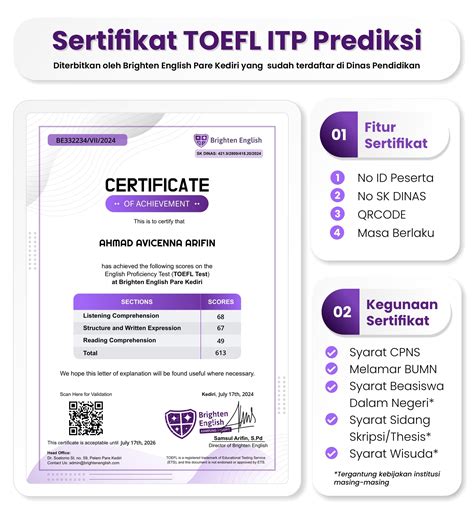 Sertifikat Toefl Prediction Cpns
