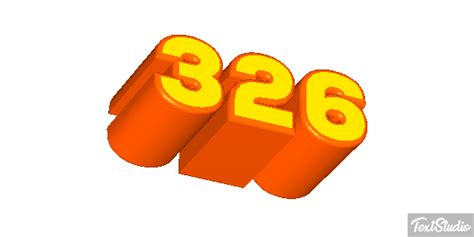 326 Number Animated  Logo Designs