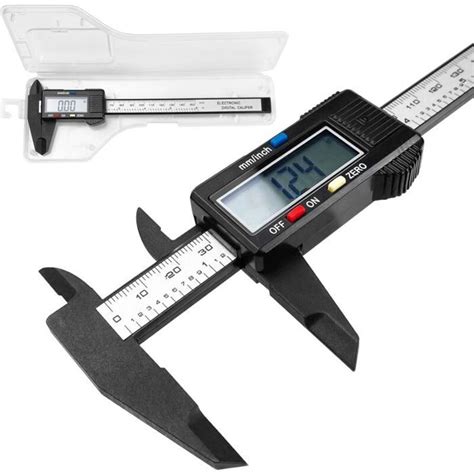 Pied Coulisse Digital En Fibre De Carbone 150 MmOutil Micromtre Pour