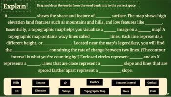 Topographic Maps Engaging Interactive Online Activity Google Slides