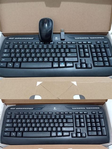 Keyboard Logitech Wireless Mk320 Elektronik Bagian Komputer