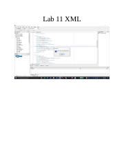 Lab XML Docx Lab XML Course Hero