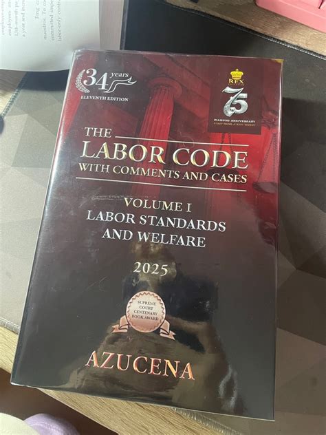 Azucena Labor Code 2025 Hobbies And Toys Books And Magazines Textbooks