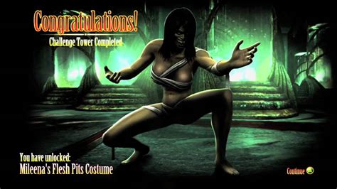 Mortal Kombat 9 Mileenas Fleshpits Costume Best Alternate Ever Achievement Legendofgamer