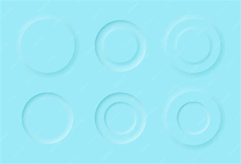 Premium Vector Neumorphic Button Ui Neumorphic Design On Blue