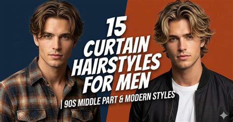 Curtain Hairstyles For Men 15 Iconic 90s And Modern Trends