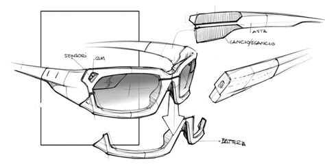 Glasses Sketches And Clothes Layout
