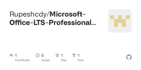 Github Rupeshcdymicrosoft Office Lts Professional Plus 2021