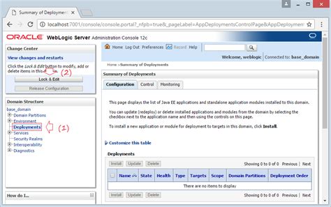 Déployer Spring Mvc Sur Oracle Weblogic Server