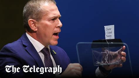 Israeli Ambassador Shreds Un Charter In Protest At Palestine Rights Vote