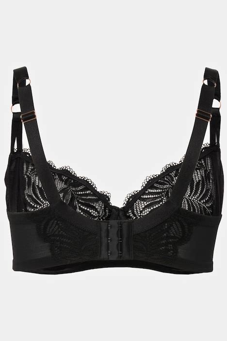 Soutien Gorge à Armatures Avec Dentelle Et Bretelles Divisées Bonnets