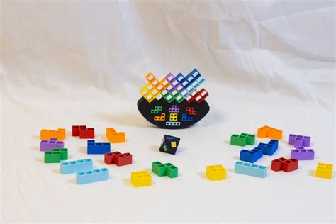 Tetromino Tumble Mini Travel Size Tetris Inspired Balance Etsy