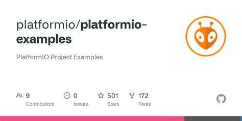 GitHub Platformio Platformio Examples PlatformIO Project Examples