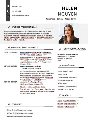Cv En Franc S Ejemplos Y Gu A Con Los Mejores Consejos