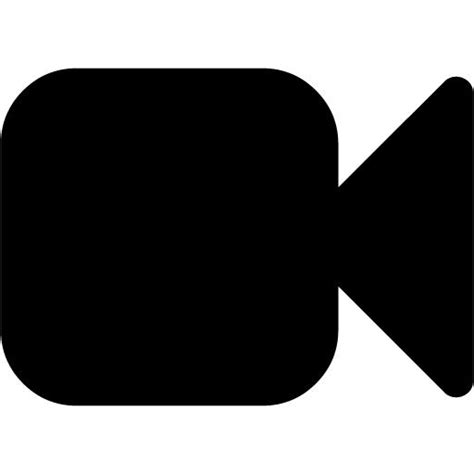 Black Facetime Icon Free Black Social Icons