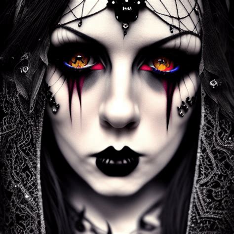 Goth Princess 8k Portrait · Creative Fabrica
