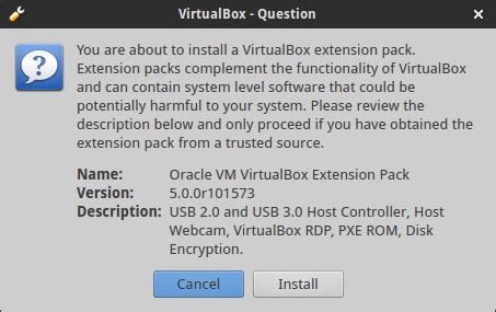 Oracle Vm Virtualbox Extension Pack Usb Specificationken