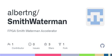 Github Albertngsmithwaterman Fpga Smith Waterman Accelerator