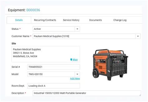Generator Maintenance Software Ten4 Field Service App