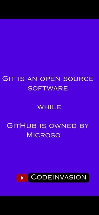 Git Vs Github🔥 Shorts Youtube