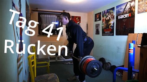 Muskelaufbau Wintermassephase Rücken Tag 41 YouTube
