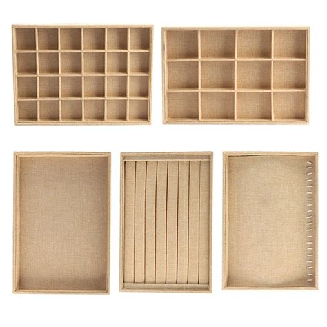 서랍용 보석 보관 트레이 귀걸이 홀더 목걸이 펜던트 정리함