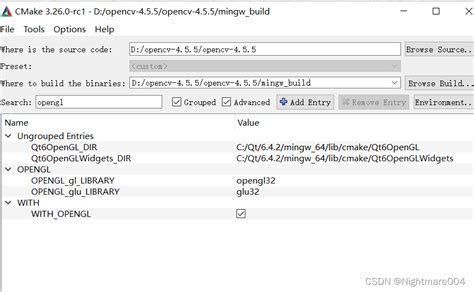 Mingw编译opencvopencv Test Off Csdn博客