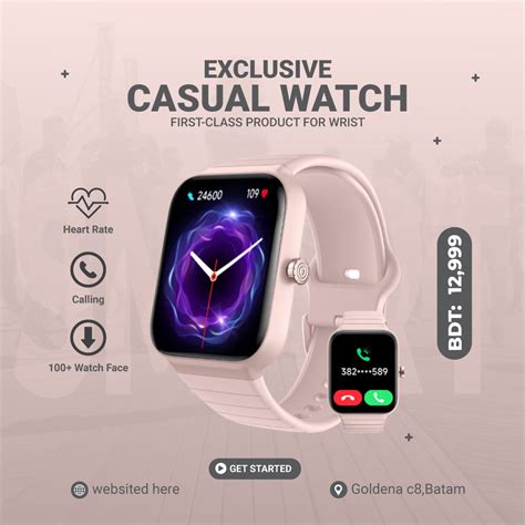 Smart Watch Social Media Post Product Banner Design Behance
