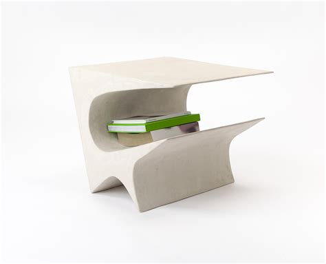 Star Axis Side Table In Polished Concrete By Neal Aronowitz For Sale At