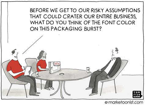 Risky Assumptions Marketoonist Tom Fishburne