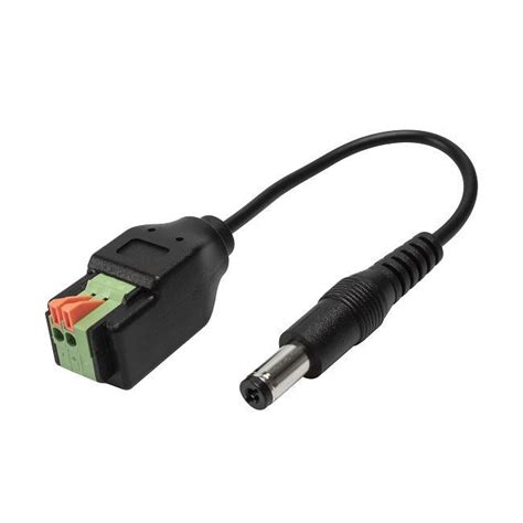 Dc Power Plug Male To Pin Terminal Block Adapter Cable Cable And Terminal Blocks Cable