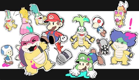 Paper Mario Vs Paper Koopalings By Alsanya On Deviantart