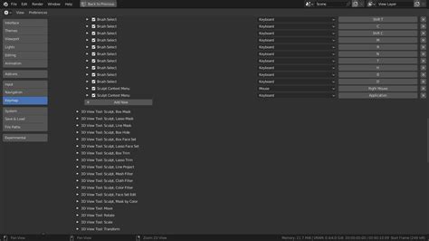 Industry Keymap Vs Sculpt Mode Navigation Modeling Blender Artists