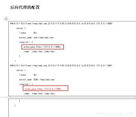 nginx 反向代理配置（2） csdn博客