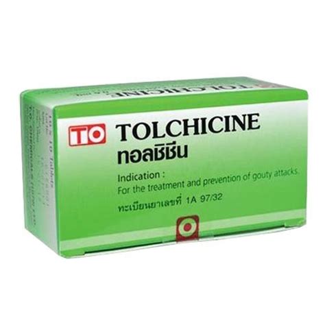Таблетки для лечения подагры Колхицин (Colchicine Tolchicin 0,6mg ...