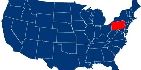 Pennsylvania Founding State In The Northeast