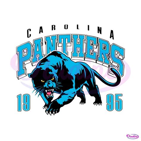 Vintage Carolina Panthers Football Svg Digital Download Oladino