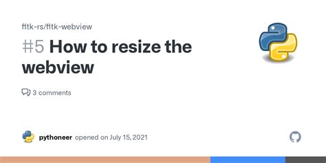 How To Resize The Webview · Issue 5 · Fltk Rsfltk Webview · Github
