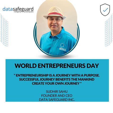 Data Safeguard Inc On Linkedin Worldentrepreneursday Dataprivacy Datasafeguard