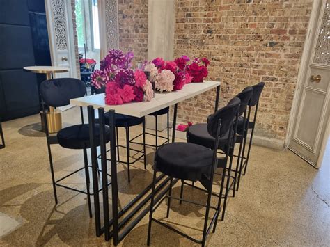 Black Beta Cocktail Bar Table Hire