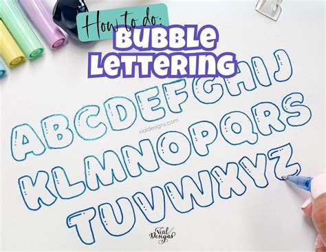 How To Make Bubble Letters Free Lettering Worksheet Lettering