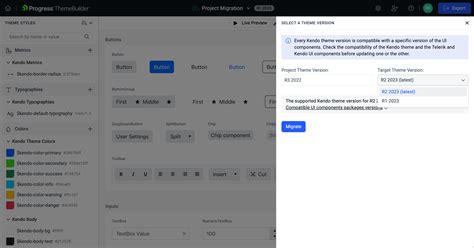 Automatically Migrating Projects To New Theme Versions Working With