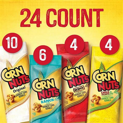 Corn Nuts Crunchy Corn Snacks Variety Pack 1 7 Oz 24 Pk Shippohippo
