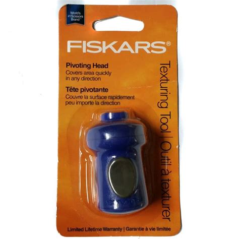 Fiskars Texturing Embossing Tool Ergonomic Softgrip Handle Pivoting